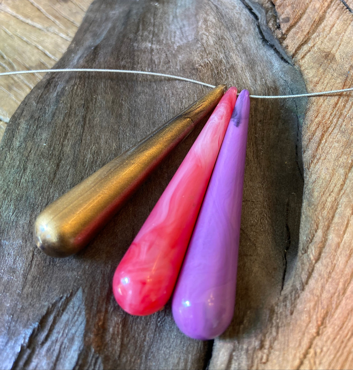 Vintage Acrylic Long Drop – Bead On Bond