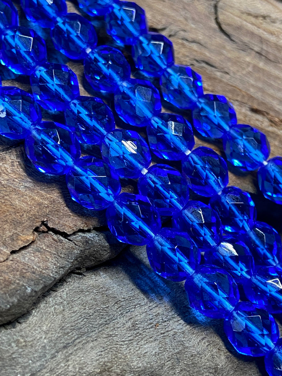 8mm Vintage Glass BLUE – Bead On Bond